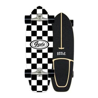 Geele Surfskate Truck CX4 Wheels 70x51mm (ฺBlack+White) - Geele Thailand